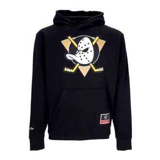 Mitchell & Ness NHL Team Logo Hoodie Schwarz - - Sweatshirts & Hoodies - Herren - Schwarzk - S