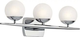 Kichler [NEUWERTIG] Kichler Waschtischleuchte Badlampe Halogen Jasper 3 Flammig Satiniert B-Ware