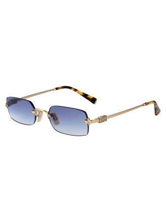 Miu Miu Womens Sunglasses 0mu B50s Pale Gold Metal