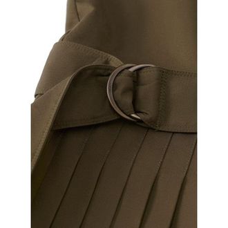 Loewe Robe pliss&eacute;e en coton m&eacute;lang&eacute;