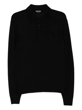Tom Ford polo en laine - Noir