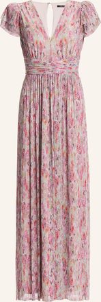 Swing Swing Abendkleid Mit Plissees Und Glitzergarn pink