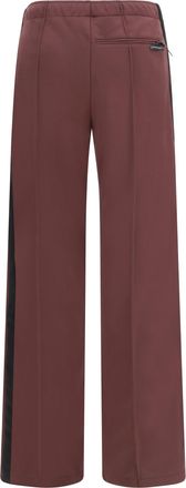 Courr&egrave;ges Two-Tone Striped Track Pants - Red