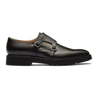 Churchs Homme, Chaussures, Noir, Taille: 40 1/2 EU Cowes L Chaussures &agrave; Double Boucle de Moine