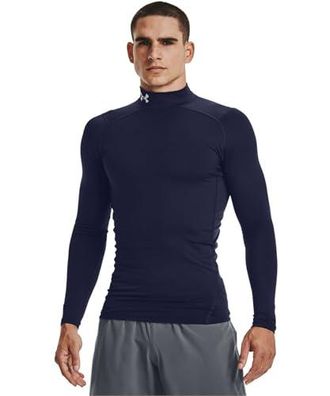 Under Armour Collant de Compression ColdGear pour Homme, Bleu Marine (410)/Blanc., Taille 3XL