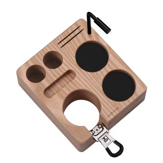 Normcore Kompakte Stopfstation, Tamper WDT-Halter, Siebtr&auml;gerst&auml;nder, Espresso-Zubeh&ouml;r-Werkzeug-Organizer f&uuml;r 51 mm und 54 mm Maschine, verstellbare H&ouml;he, mass