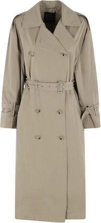 Semicouture Femme, Manteaux, Beige, Taille: 36 FR Trench-coat Monica