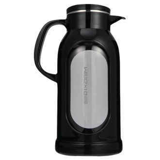 DOITOOL Großes Glas Wasserkrug Transparent Kaltgetränk Karaffe Auslaufsicher Mit Griff Für Zuhause Tee Wasserflasche