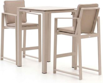 Bellagio la vita attrattiva Bellagio Vazzola/Trecenta 75 cm Gartenbar-Set 3-teilig