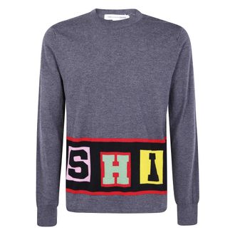 Comme Des Gar&ccedil;ons Gestricktes Herrenhemd - - Knitwear - Herren - Grau - L