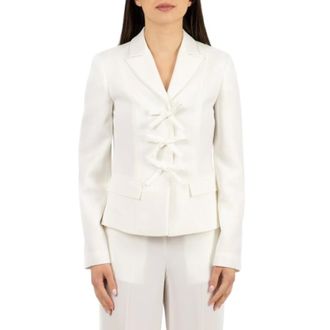 LuckyLu Femme, Vestes, Blanc, Taille: 42 FR Giacca in cady leggero