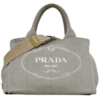 Prada Pre-owned Vintage Tote Bag - - Pre-owned - Damen - Grau - ONE SIZE