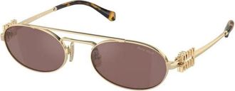Miu Miu Authentische Zvn70D Brille- Premium-Qualit&auml;t! - - Accessories - Damen - Gelb - 53 MM