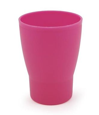 GiòStyle GioStyle Becher aus lebensmittelechtem Kunststoff | Ø 7,8 cm | Fuchsia | Made in Italy | Perfekt für Partys, Picknicks, Camping | Linie Trippy