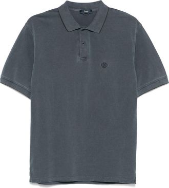 Herno Polo en coton &agrave; logo Herno
