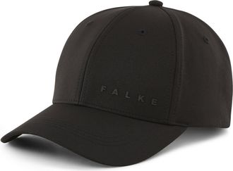 Falke Unisex Baseballkappe Golf Cap Basic U Ca Funktionsmaterial schützt vor UV 1 Stück, Schwarz Black 3000, ONESIZE