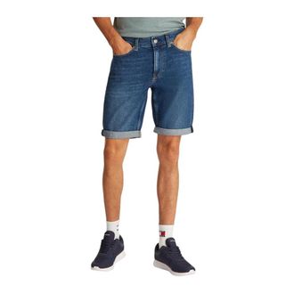 Calvin Klein Jeans Blaue Baumwoll-Denim-Shorts mit Taschen - - Shorts - Herren - Blau - W30