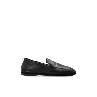 Christophe Lemaire Homme, Chaussures, Noir, Taille: 40 EU Mocassins dext&eacute;rieur en cuir