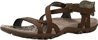 Merrell Sandale à bride arrière pour femme, Terre foncé, 41 EU