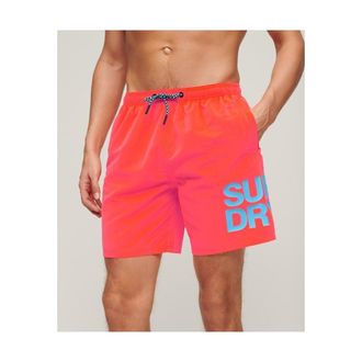 Superdry Shorts de bain recycl&eacute;s Sportswear Logo 17 pouces