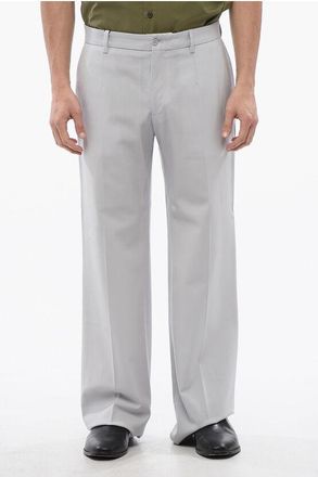 Dolce & Gabbana 4-Pocketed Stretch Wool Pants with Belt Loops size 50