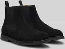 HUGO BOSS Chelsea Boots aus Rindsvelours mit Anziehschlaufe