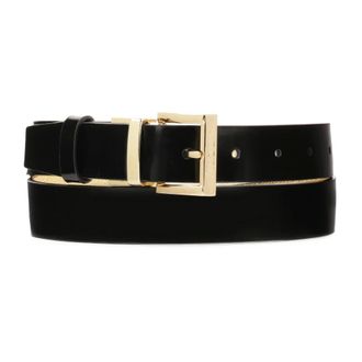 Kazar Femme, Accessoires, Noir, Taille: 90 CM Moca Ceinture en Cuir Double Face