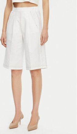 Max Mara Stoffshorts Texas 2516781027650 Weiß Regular Fit