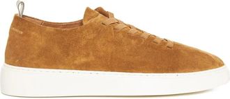 Officine Creative Homme, Chaussures, Jaune, Taille: 43 EU Pluma/001 Suede Baskets