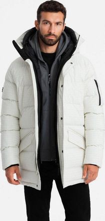 Ombre Winterjacke Lange Outdoo Jacke f&uuml;r Herren
