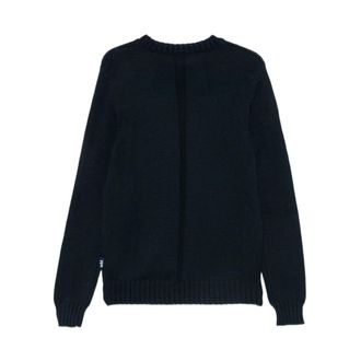 Add Gerippter Rundhalspullover - - Knitwear - Herren - Blau - L