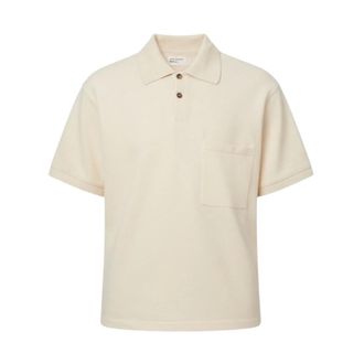 Universal Works Homme, Tops, Beige, Taille: XL S/S Pullover Knit Shirt