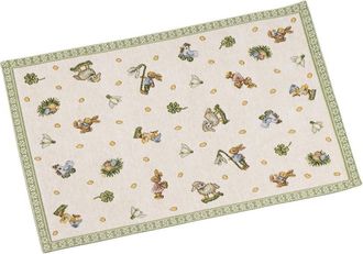 Villeroy & Boch Easter Delight Gobelin Platzset gr&uuml;n, Tischunterlage Esstisch Ostern, Oster Platzset, Tischdeko, Baumwolle, Polyester