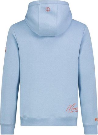 Eight2Nine Kapuzenpullover Herren Hoodie mit Mini Meerprint Sweater, Kapuzensweatshirt mit K&auml;ngurutasche, mit Kapuze