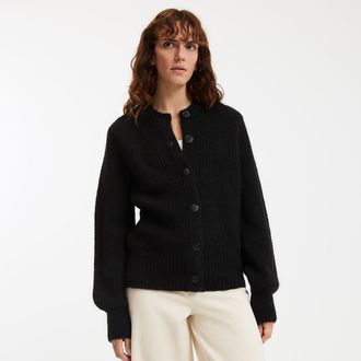 La Redoute Collections Cardigan Alpaga M&eacute;lang&eacute; Signature Ambroise