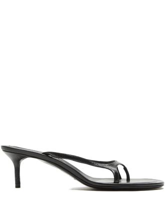 Acne Studios sandales &agrave; petit talon - Noir