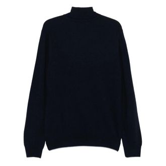 Hackett Merino-Kaschmir-Strickwaren - - Knitwear - Herren - Blau - L