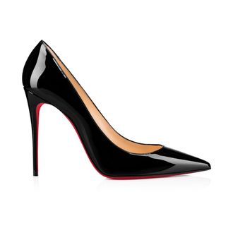 Christian Louboutin Kate D&eacute;collet&eacute; 100 - - Shoes - Damen - Schwarzk - 39 EU