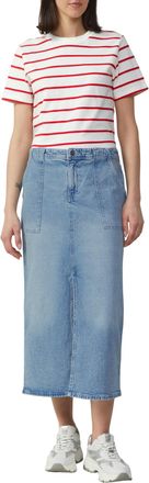 s.Oliver Midi Jeans Rock