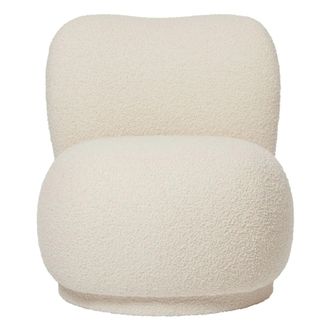 Ferm Living Fauteuil en tissu boucl&eacute; Rico Piccolo Ferm Living