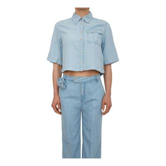 Blugirl Damen, Blusen & Hemden, Blau, MGr&ouml;&szlig;e