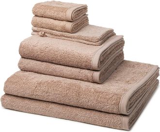 ROSS 8 teiliges Frottier-Set - Vita (2 X Wasch- 2 X Gäste- 2 X Dusch- 2 X Handtuch im Set) - 520 g/m2 - Baumwolle - Walkfrottee - saugstark - weich und fla