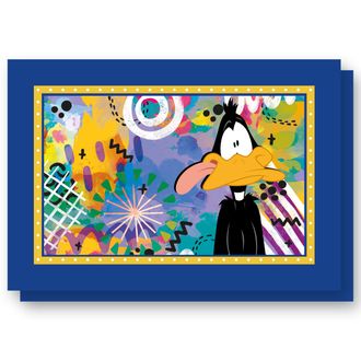 Egan Set 2 Platzdeckchen aus Baumwolle Daffy Duck 45x30