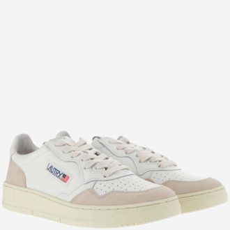 Autry Mens Sneakers Medalist Low White Leather Trainers