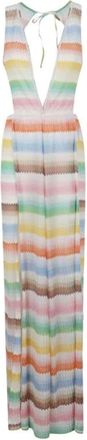 Missoni Femme, Combinaisons et Ensembles, Multicolore, Taille: 38 FR Combinaison Longue en Viscose et M&eacute;lange de Maille