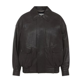 Saint Laurent Damen, Jacken, Braun, SGr&ouml;&szlig;e