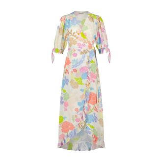 Fab By Fabienne Chapot Fabienne Chapot, Femme, Robes, Multicolore, Taille: 40 FR Robe à Volants Caribbean Chintz