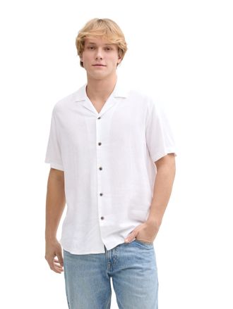 Tom Tailor Herren 1045185 Hemd, 20000-White, L