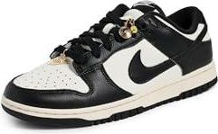 Nike Nike Baskets basses Dunk pour femme, Voile/noir/ivoire/doré métallique, 36.5 EU