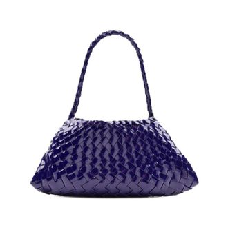 Dragon Diffusion Lila Geflochtene Leder Schultertasche - - Bags - Damen - Lila - ONE SIZE